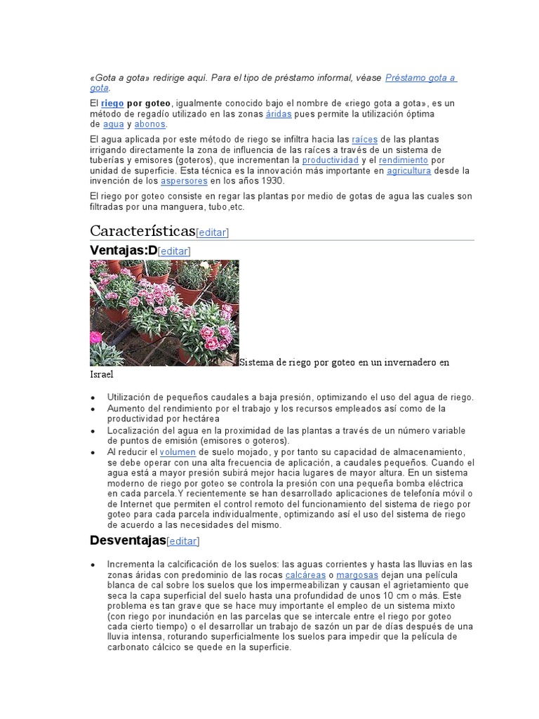 Gota A Gota | PDF | Hidrología | Agua