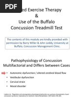 Buffalo Concussion Treadmill Test Guide | PDF | Myocardial Infarction ...