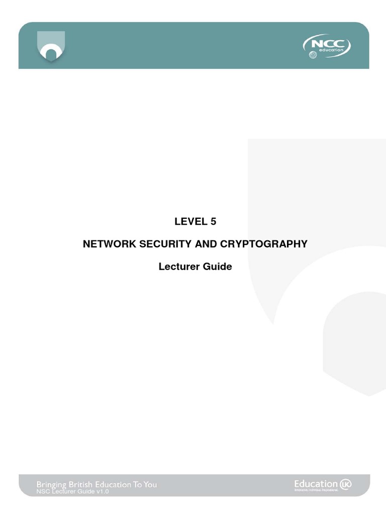 NSC Lecturer Guide v1.0 | PDF