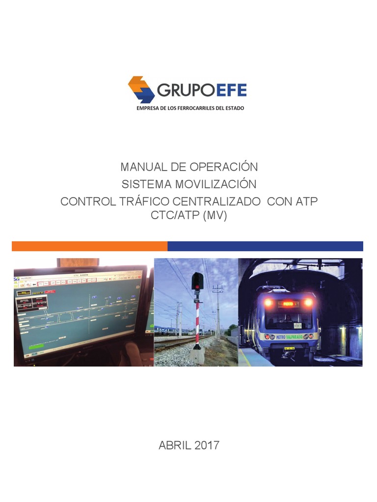 Manual CTC Atp MV Abril 2017 | PDF | Transporte ferroviario | Infraestructura ferroviaria