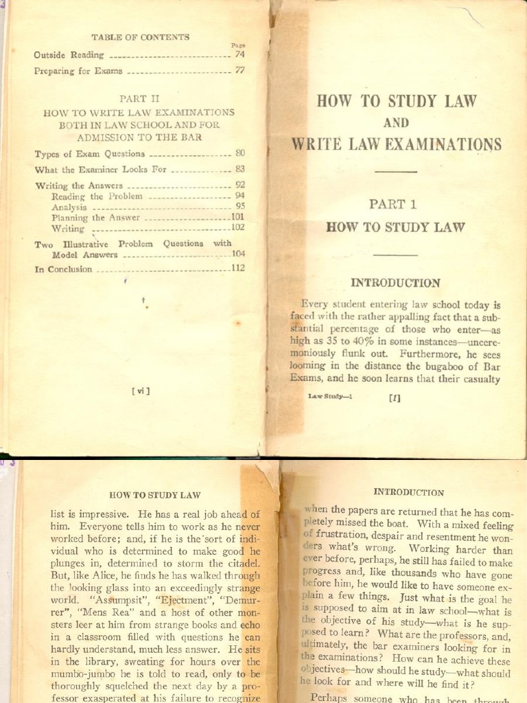 How To Study Law | PDF