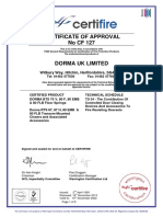 Certifire CF 611 Approval for Locks | PDF