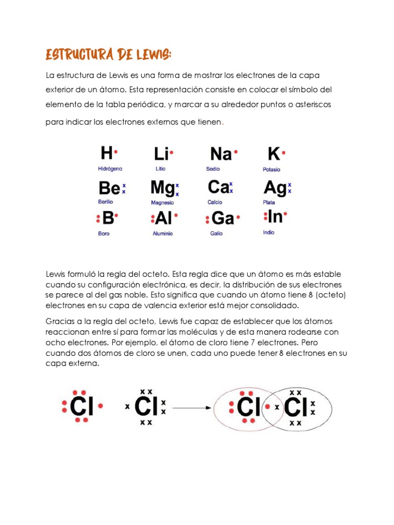 Estructura de Lewis | PDF