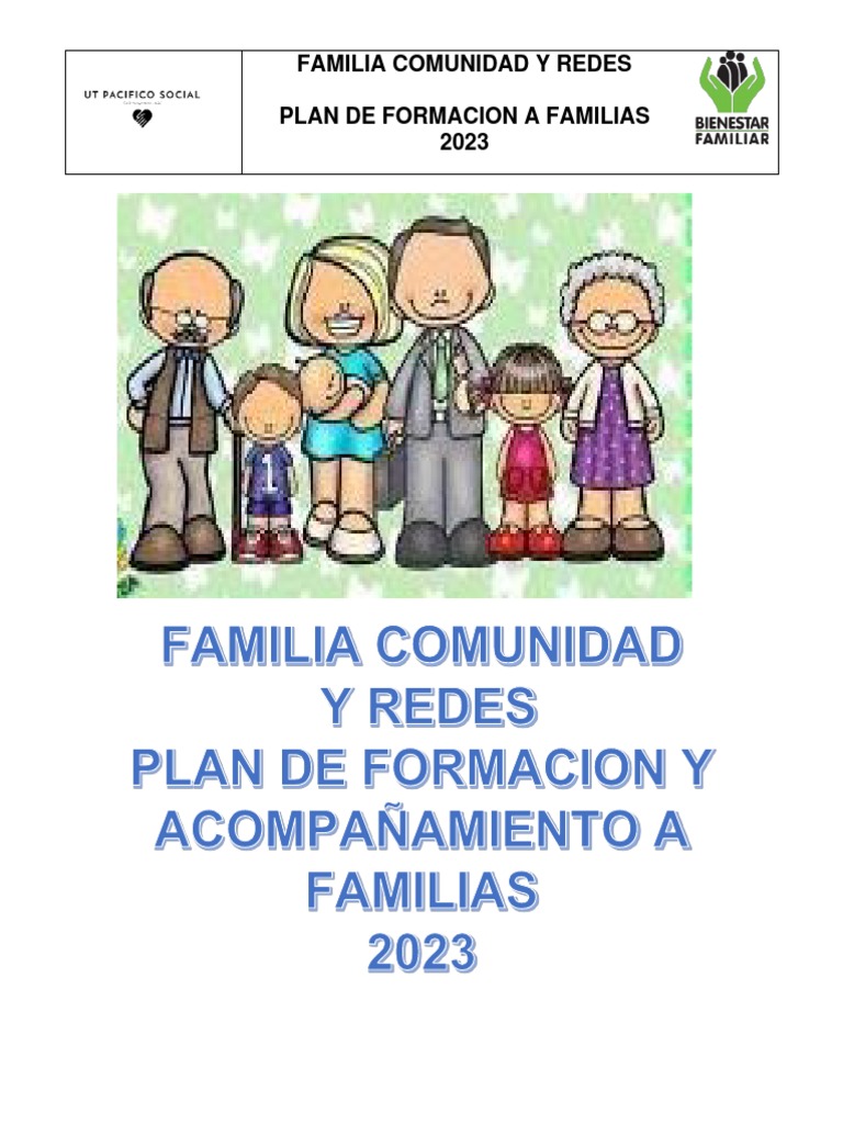 Plan de Formacion a Familias 2023 (1) | PDF