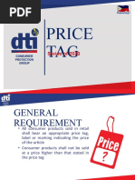 Consumer Protection: Price Tag Law | PDF | Retail | Barcode