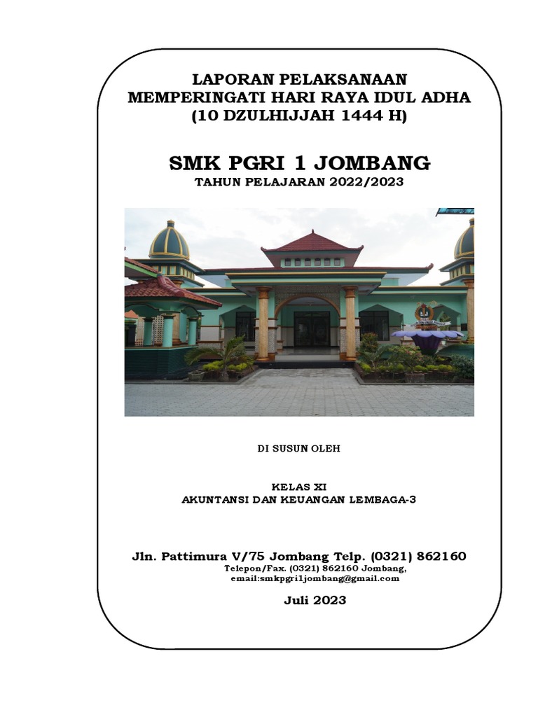 Laporan Pelaksanaan Idul Adha | PDF