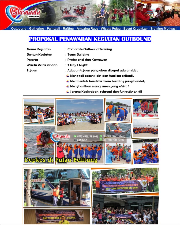 Outbound Team Building untuk Perusahaan | PDF