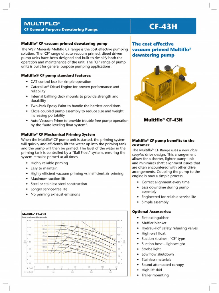 Multiflo CF43H Flyer | PDF