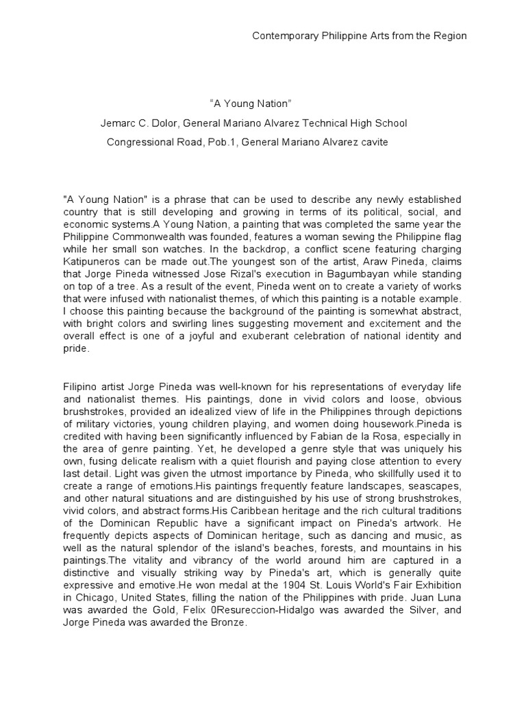 A Young Nation | PDF