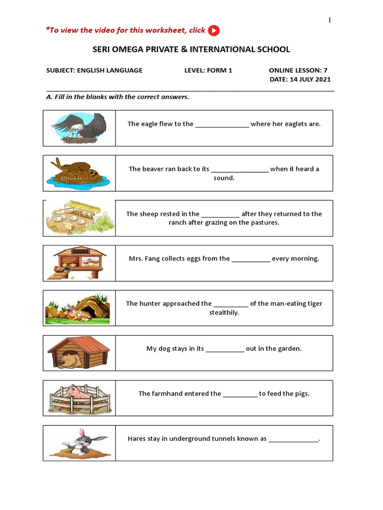 F1 English Language Online Lesson 7 | PDF