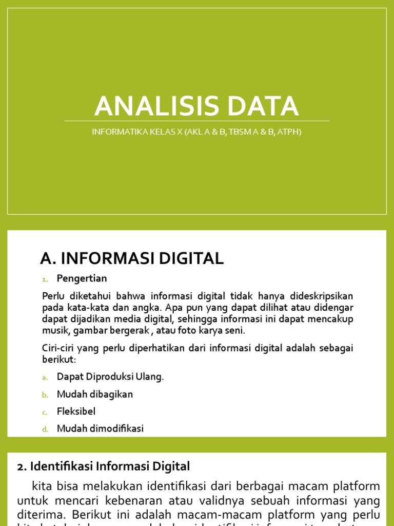 Analisis Data | PDF
