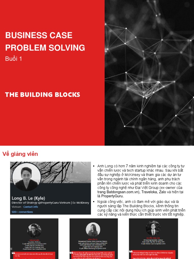 Business Case Problem Solving: The Building Blocks | PDF