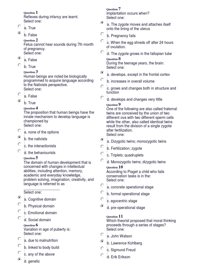 Psyco 100 Questions | PDF