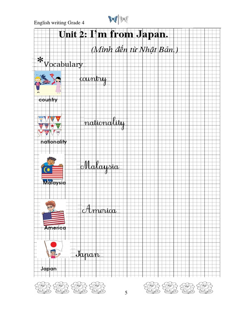 Grade 4 English Writing Guide | PDF