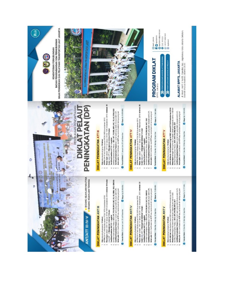 Brosur BP2TL Jakarta | PDF