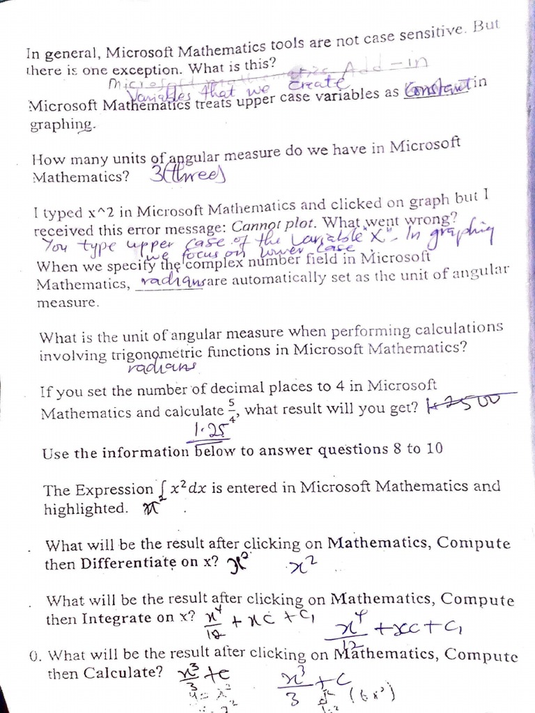 ICT PASSCO Solved | PDF | Mathematics | Microsoft Excel
