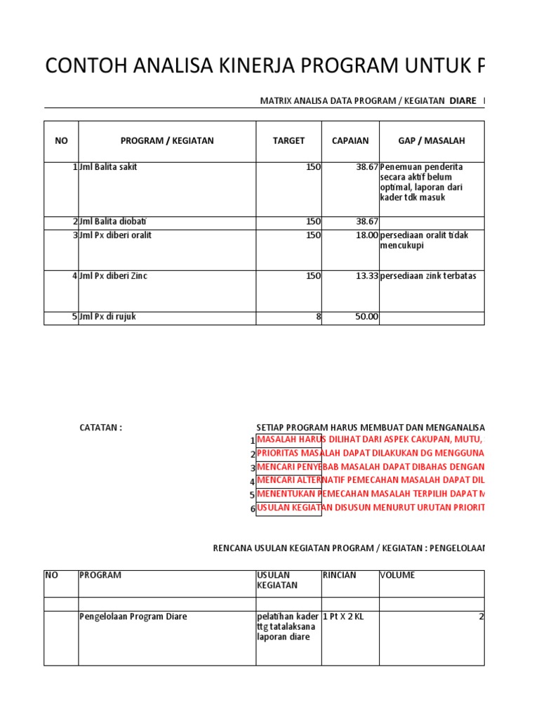 Identifikasi Kebutuhan Program Kesehatan | PDF