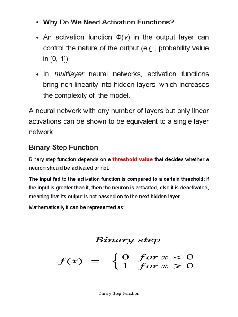 Mod 2 3 Activation Function Loss Functions Pdf Computers