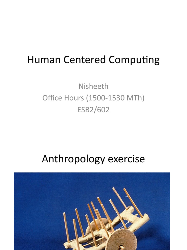 Human Centered Computing | PDF