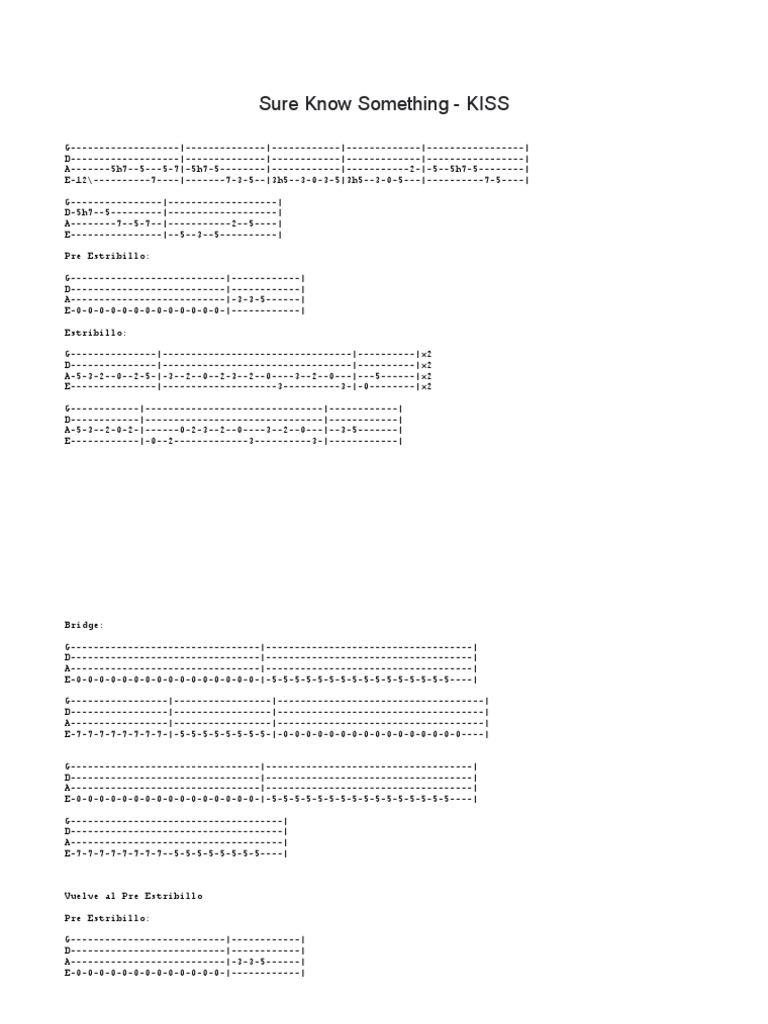 Sure Know Something | PDF