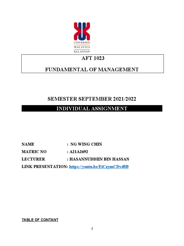 Individual Ass | PDF | Motivation | Motivational