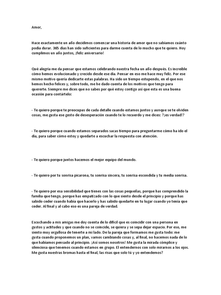 Documento Amor | PDF