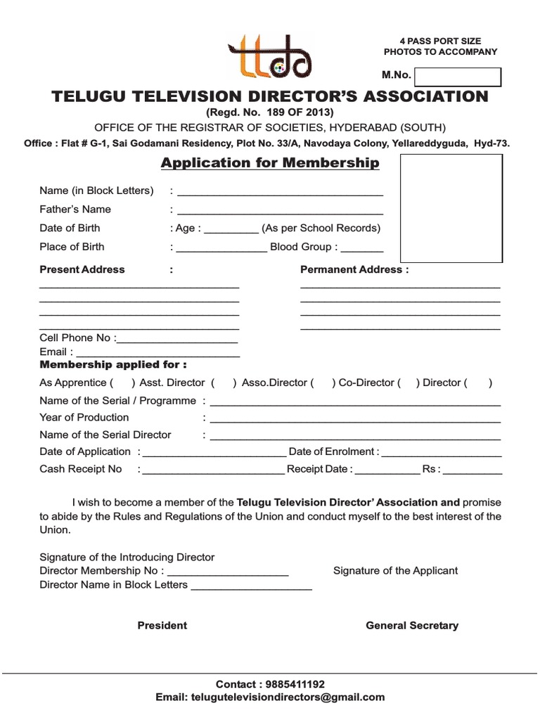 TTDA NEW Application | PDF