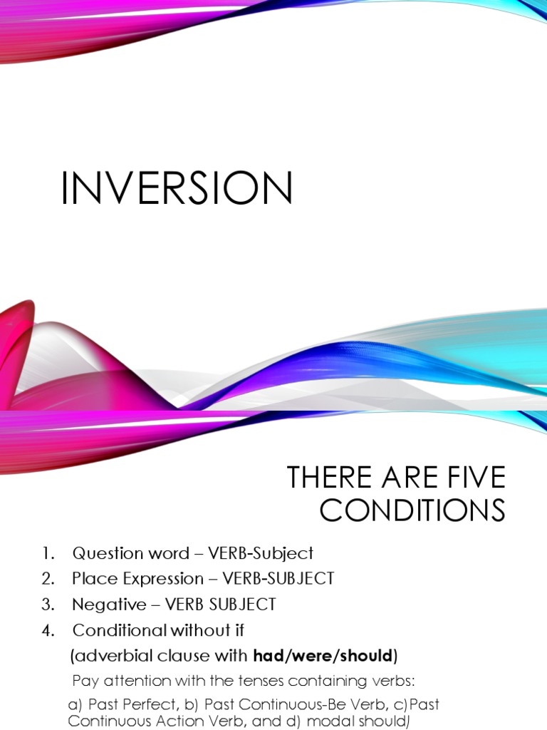 Inversion - Toefl Prep | PDF