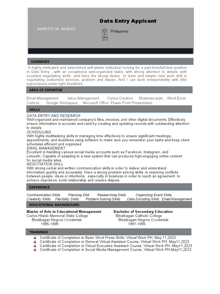 DATA ENcoder Resume | PDF | Social Media | Popular Culture & Media Studies