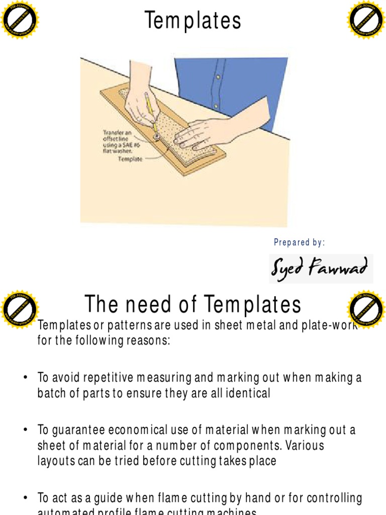 Template (Fabrication) | PDF | Sheet Metal | Business Process