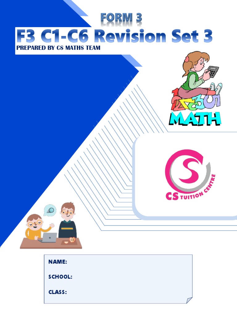 F3 C1-C6 Revision Set 3 2023 | PDF