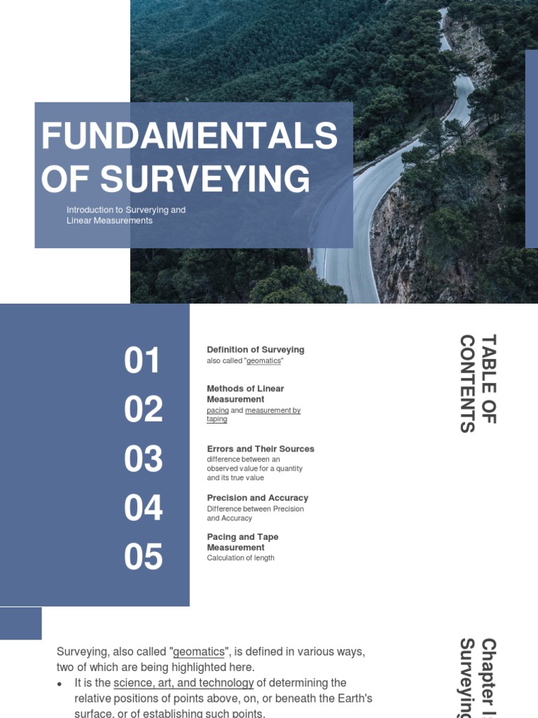 Introduction Pacing and Tape Measure | PDF | Surveying | Errors And ...