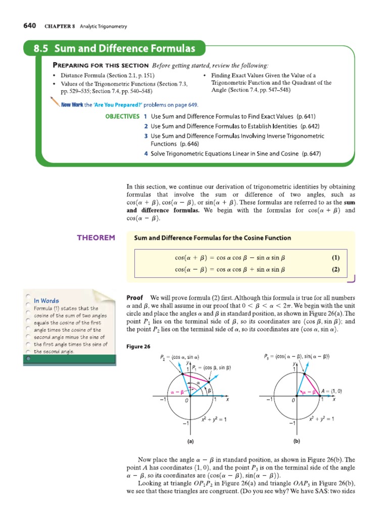 Double, Multiple and Sub - Multiple ANgles | PDF