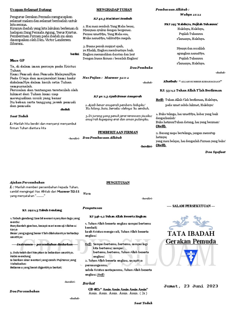Tatib 23 Juni 2023 | PDF