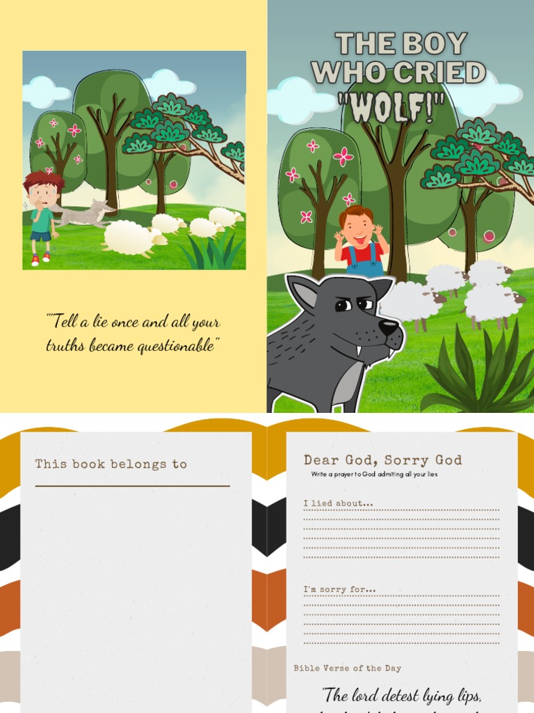The Boy Who Cried Wolf Work Sheet | PDF | Truth