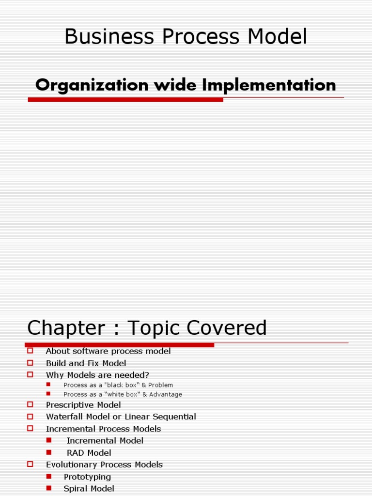 Business Process Modelling Implementation | PDF