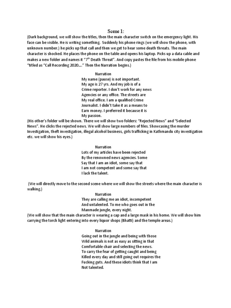Death Threats of a Crime Reporter | PDF