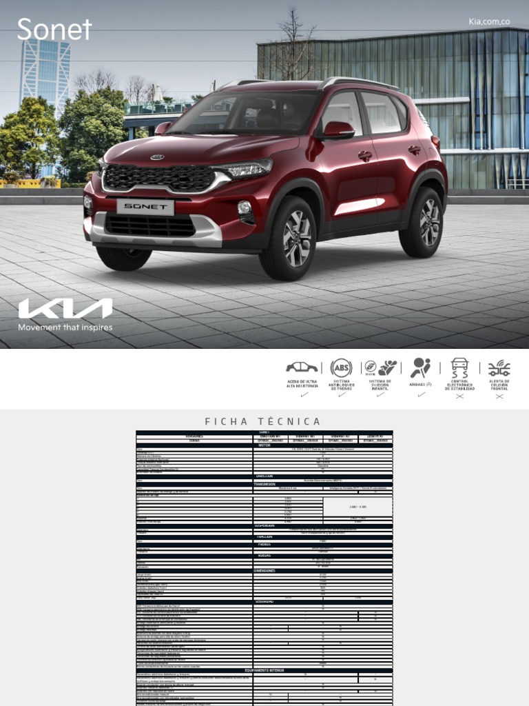 Ficha Tecnica Sonet Alta - v5 1 | PDF