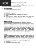 Tata Ibadat Sabda Katolik Tanpa Imam | PDF