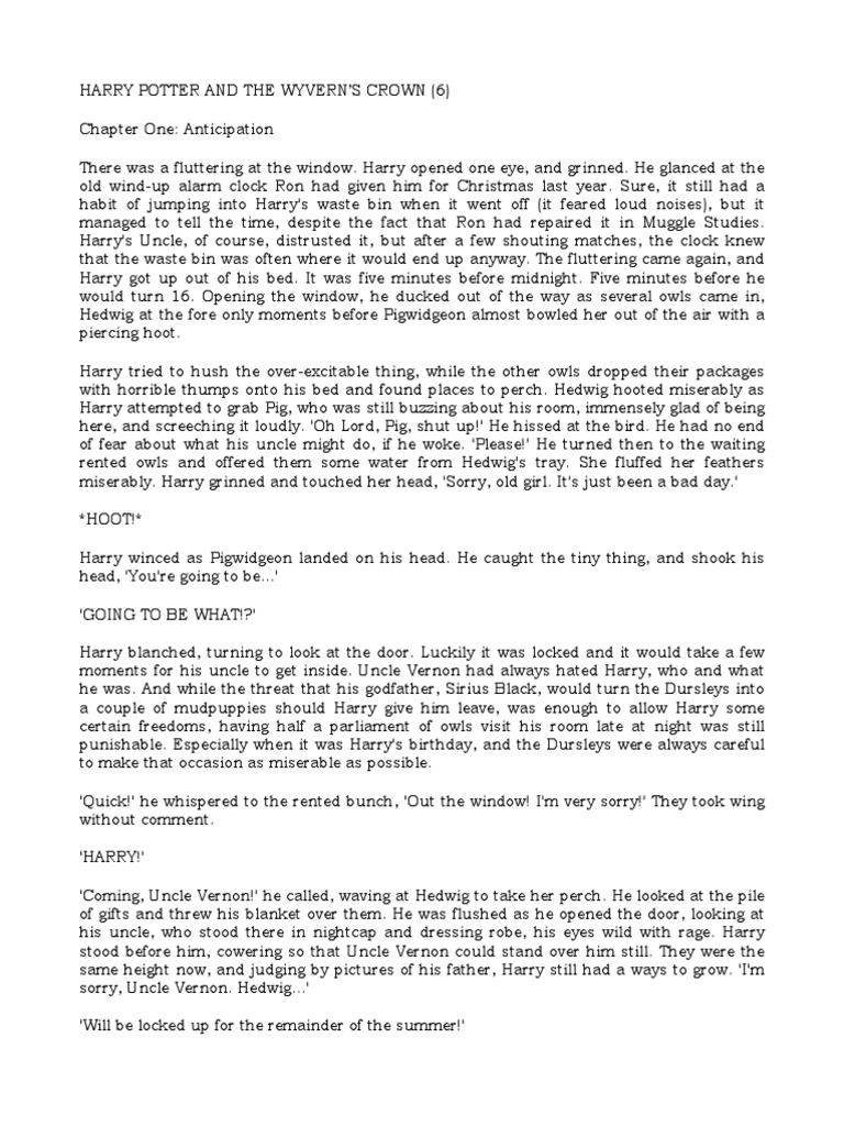 Rowling, J K - Harry Potter and The Wyvern's Crown (2003) | PDF