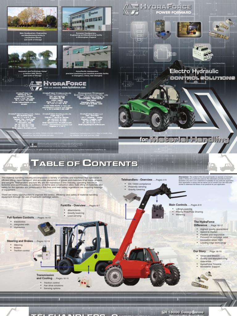 Material-Handler HydraForce 2015 | PDF | Pump | Brake