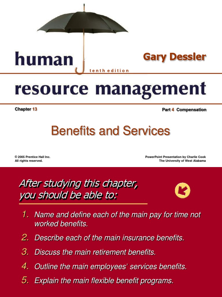 Ch8 Benefits and Services | PDF | Pension | Employment