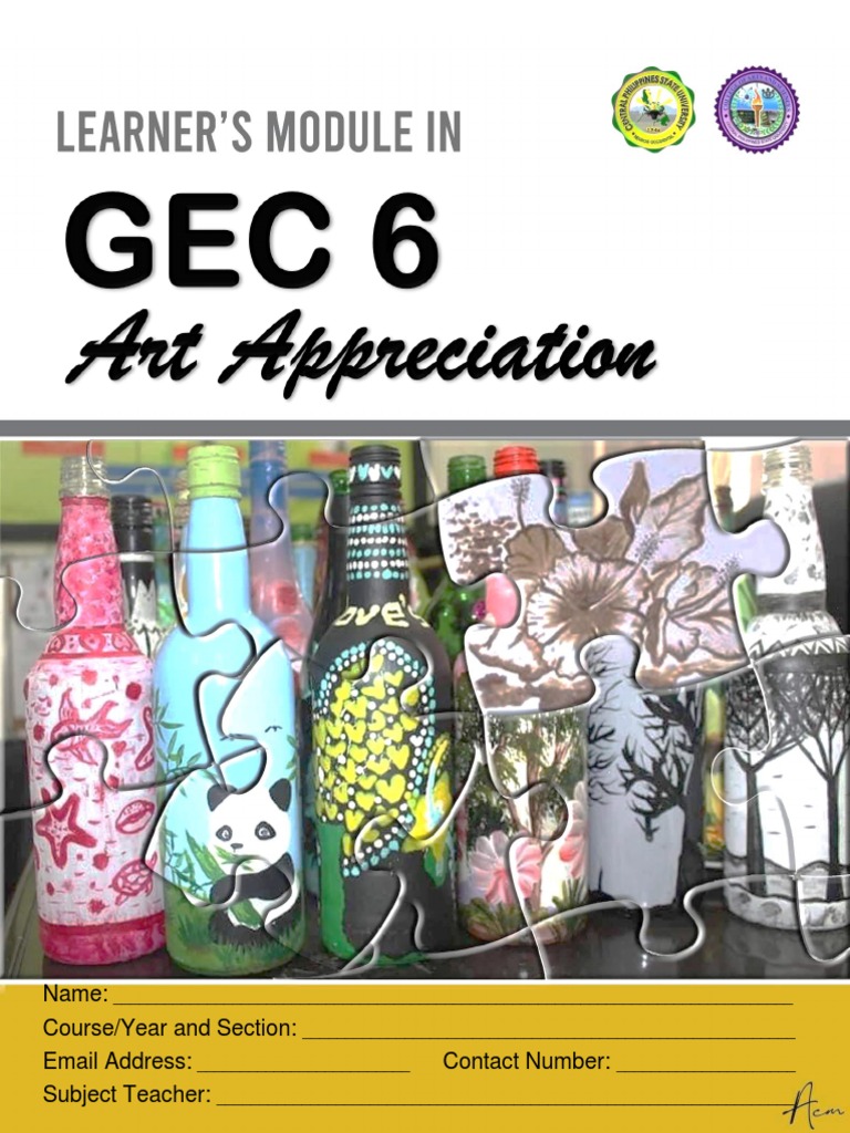 Gec 6 Module 2 3 Discussion October | PDF | Representation (Arts) | The ...