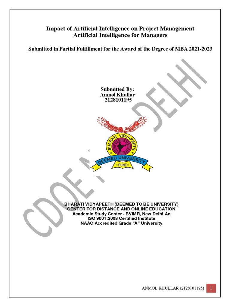 AI-project Management | Download Free PDF | Artificial Intelligence ...