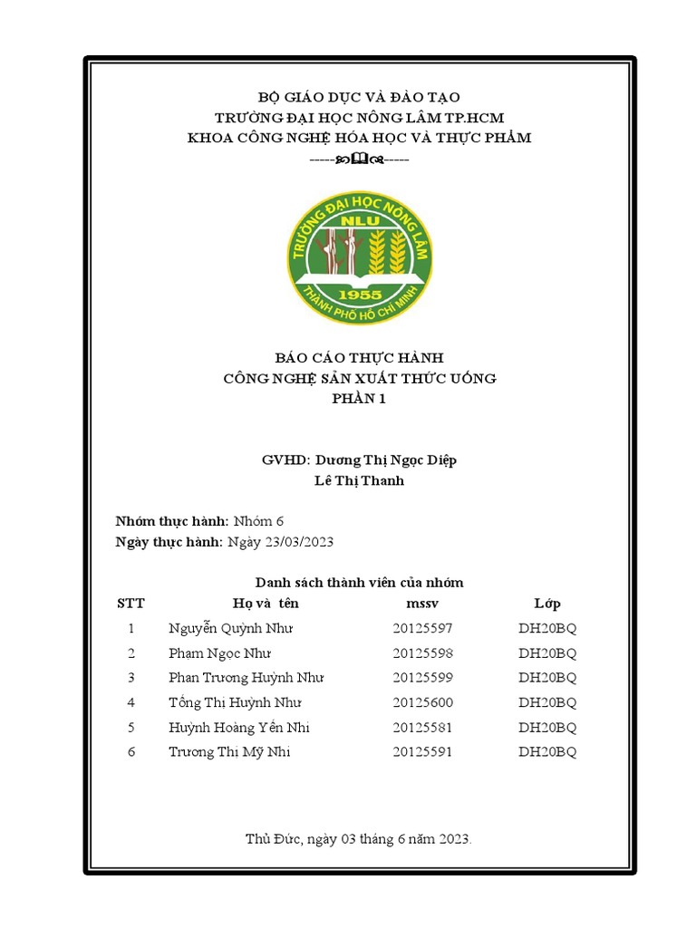 BCTH Cnsxtu p1 Nhóm 6 | PDF
