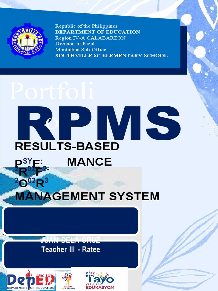 RPMS Template SY 2022 2023 | PDF | Learning | Educational Assessment