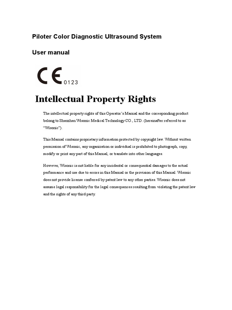 Piloter User Manual | PDF | Ultrasound | Medical Ultrasound