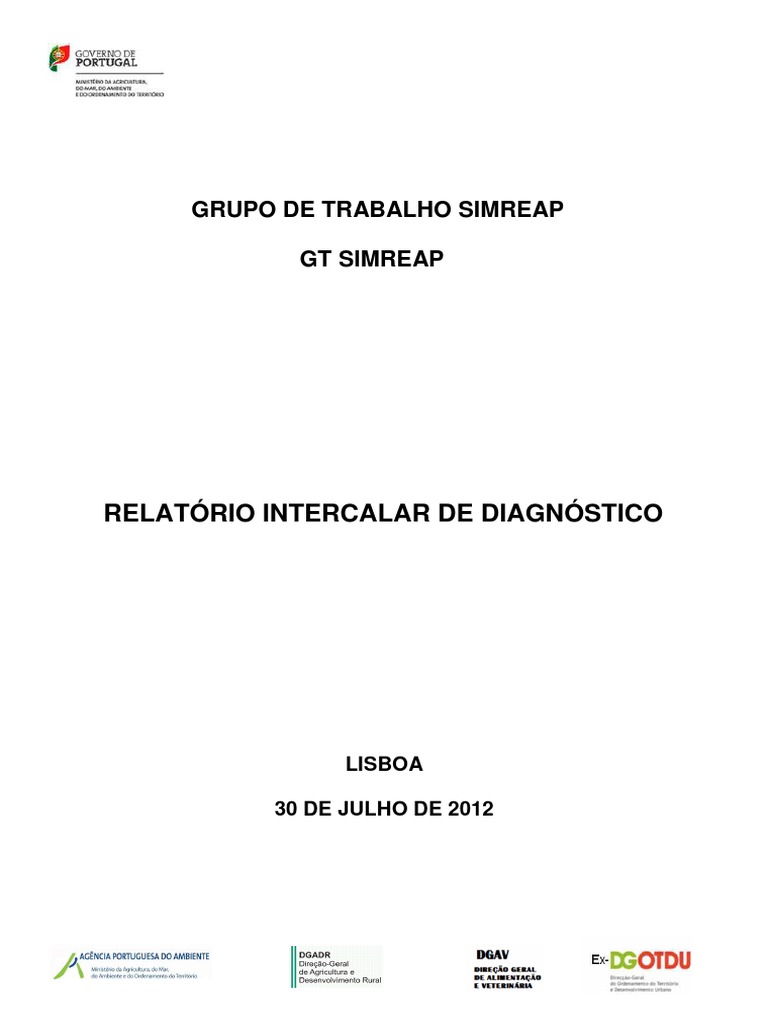 1 Relatorio Intercalar SIMREAP | PDF