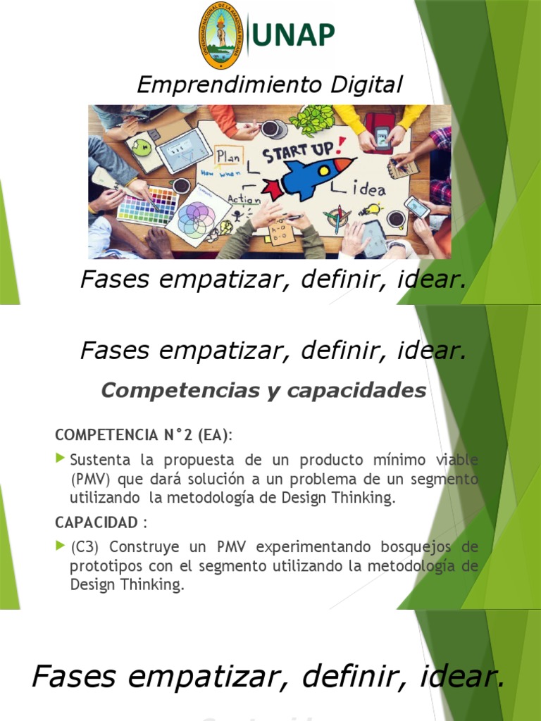 Design Thinking. Fases empatizar, definir, idear | PDF | El pensamiento ...