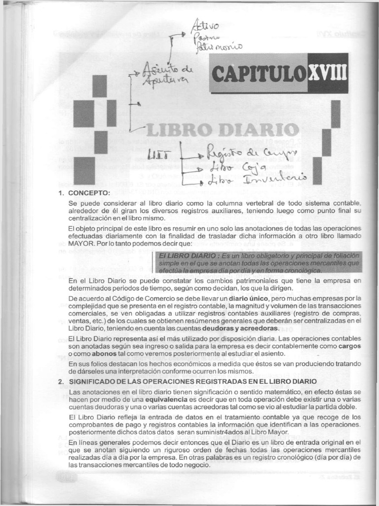 Cap18 - Libro Diario | PDF | Contabilidad | Negocios económicos